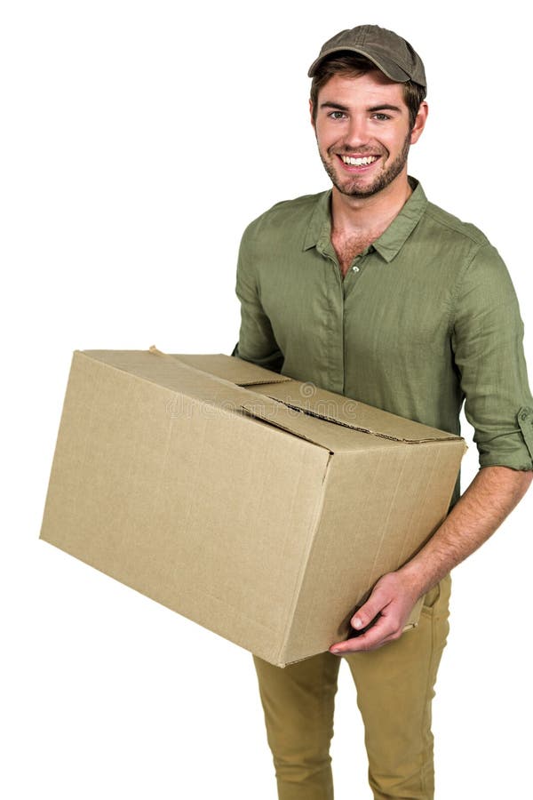 274 Handsome Postman Holding Pack Stock Photos - Free & Royalty-Free ...