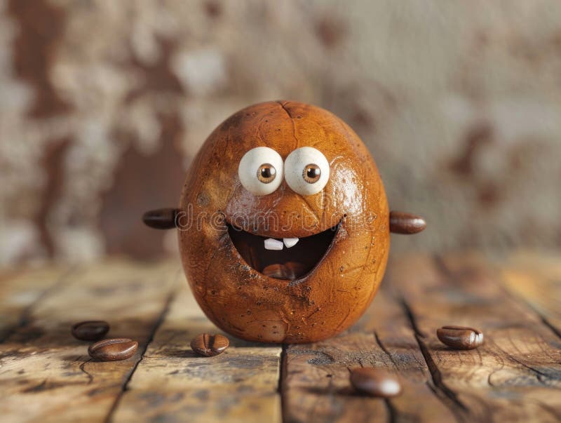 Smiling Potato Character stock photo. Image of food - 366500028
