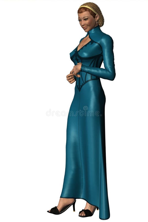 Smiling princess stock illustration. Illustration of long - 23658125