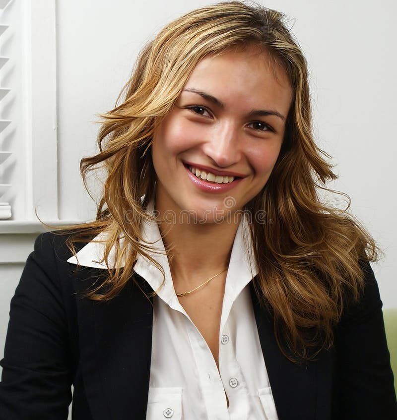 Smiling professional woman stock image. Image of smiling - 10581033