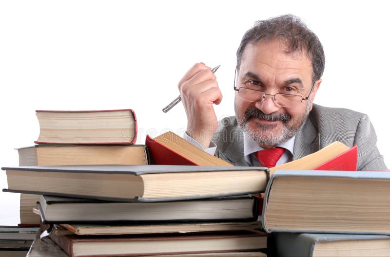 Smiling professor stock photo. Image of person, people - 9463564