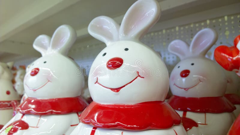 Smiling rabbit stock photo. Image of nose, shelf, happy - 51125318