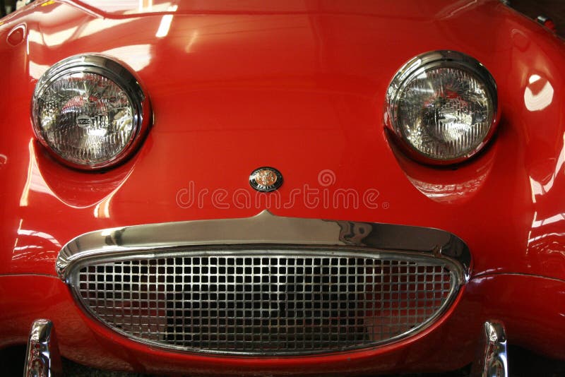 Smiling red car editorial stock photo. Image of eery - 44079848