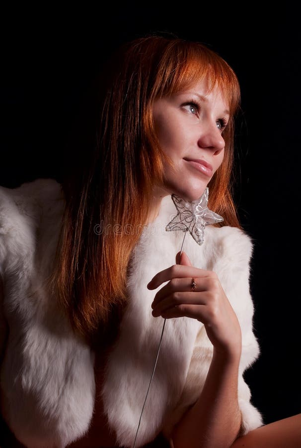 Portrait of a Young Beautiful Woman with Tweaker Stock Photo - Image of ...