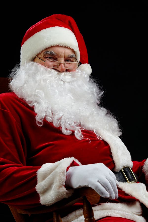 Smiling Santa Claus stock image. Image of traditional - 78606251