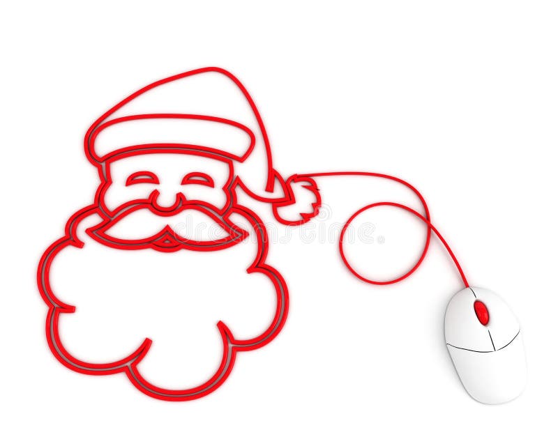 Santa Computer Stock Illustrations – 7,727 Santa Computer Stock ...