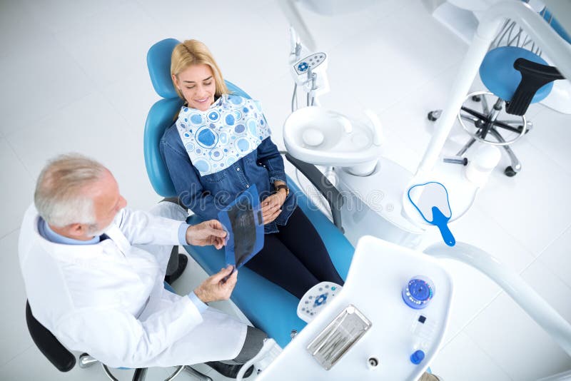 Smiling and Satisfied Patient after Successful Treatment with he Stock ...