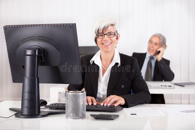 Secretary Personal Assistant. Typical Office Life Stock Photo - Image ...