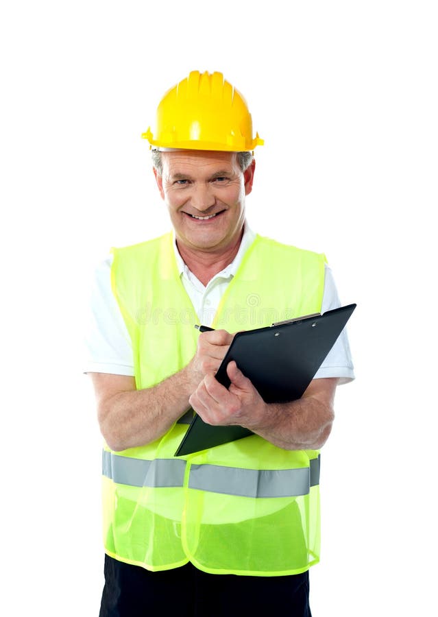 Writing an estimate stock photo. Image of construction - 8744110