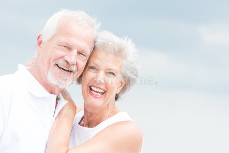 Smiling senior couple stock image. Image of couple, elderly - 32021169
