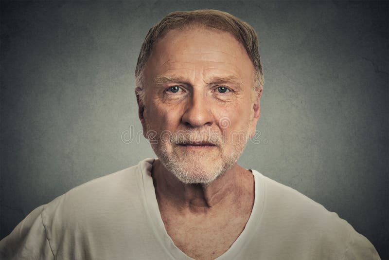 Smiling senior man stock photo. Image of older, oldie - 56749548