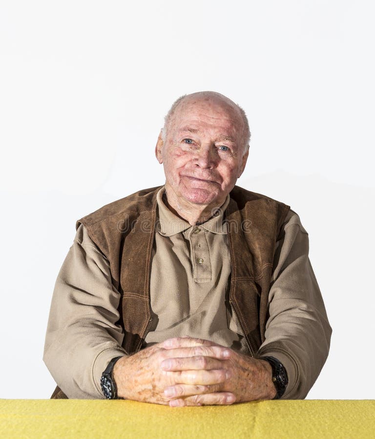 Smiling Senior Man stock image. Image of grandfather - 49901439