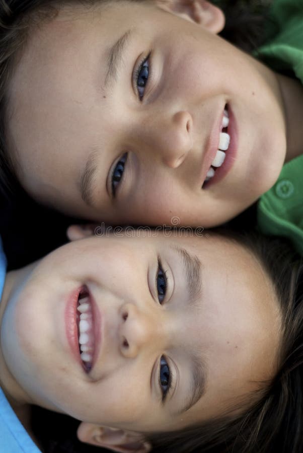 Smiling Siblings stock image. Image of brother, friends - 9259027