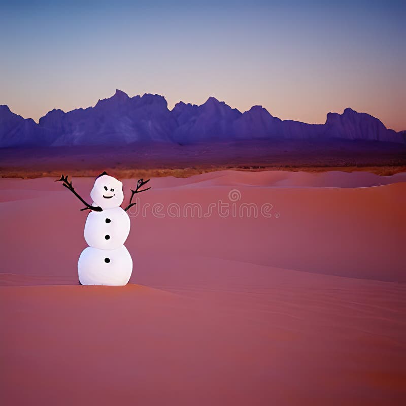 Desert Snowman Stock Illustrations – 83 Desert Snowman Stock ...