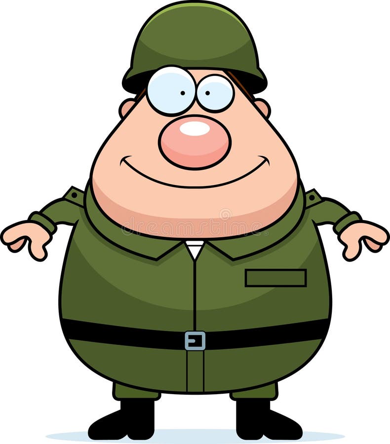 Scared Soldier stock vector. Illustration of frightened - 47713928