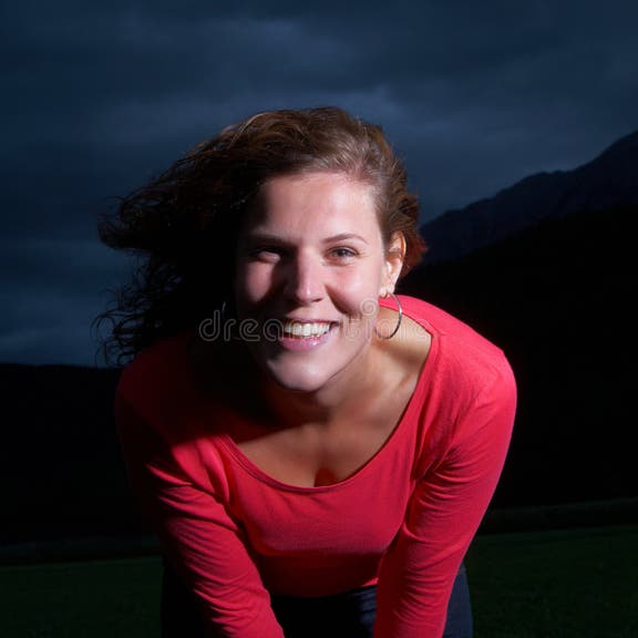 Smiling through the storm stock photo. Image of confident - 10505192