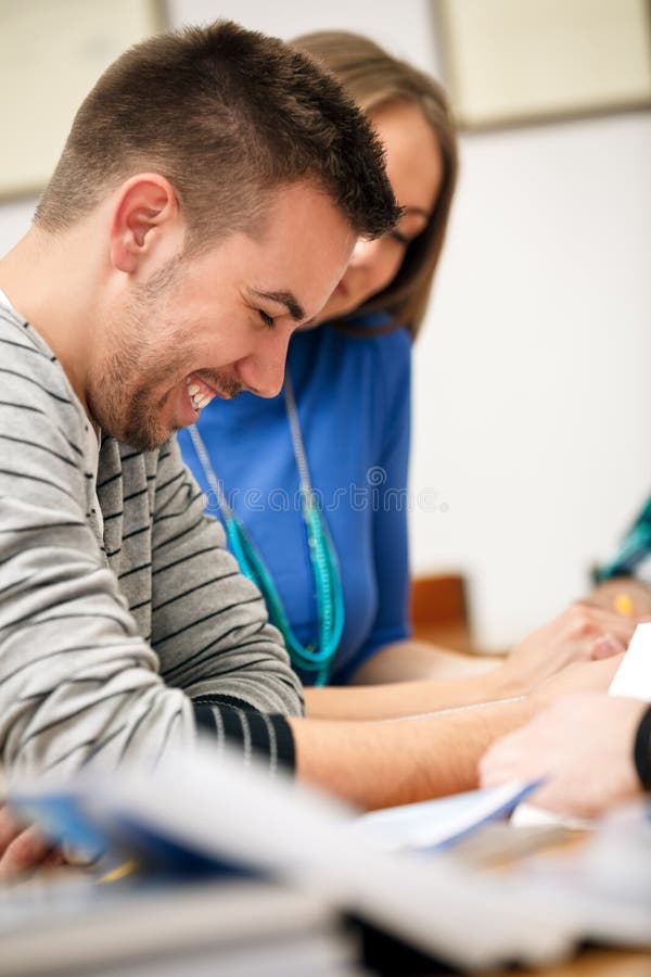 University Student Learning Stock Photo - Image of learning, classmate ...