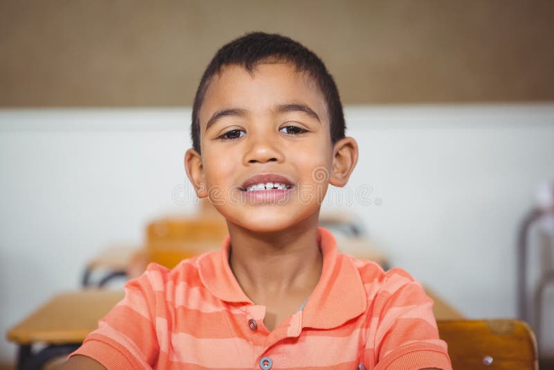 Smiling Student Looking at Camera Stock Image - Image of lesson ...