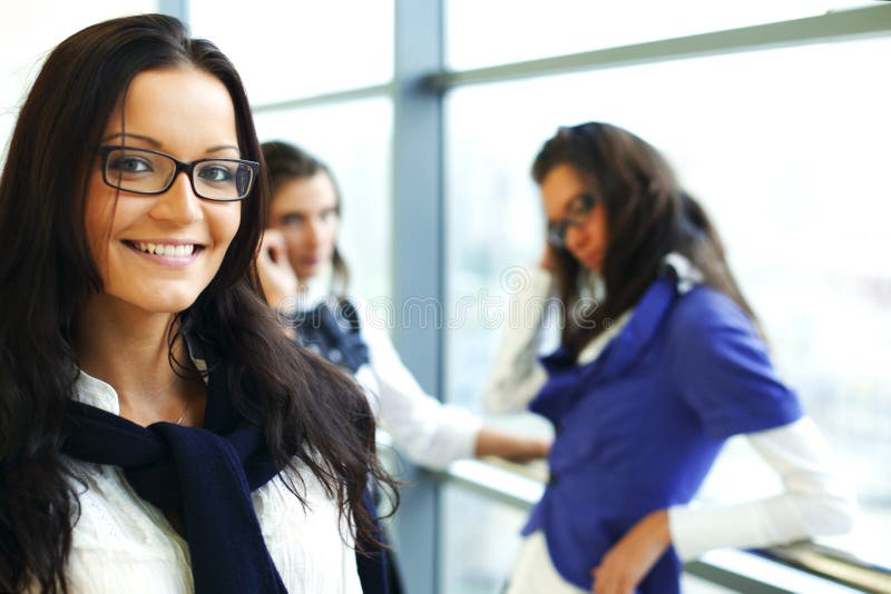 Smiling student stock image. Image of female, caucasian - 18706359