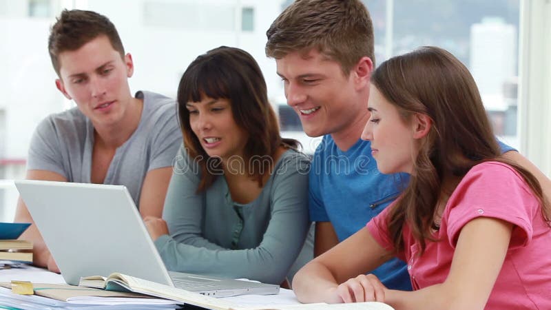 Students Using Digital Tablets in Classroom Stock Footage - Video of ...