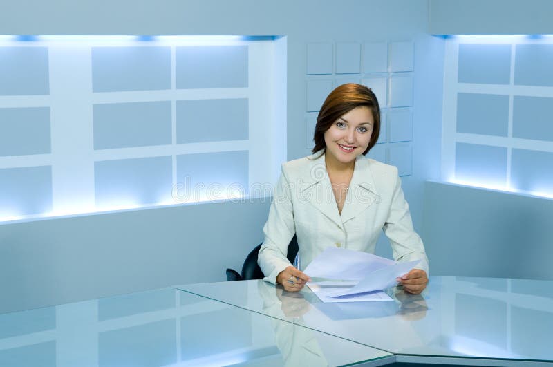 Smiling Success Business Lady at Office Stock Photo - Image of lady ...
