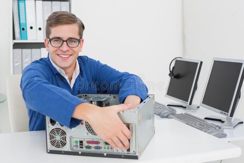 Master of computer repair stock photo. Image of broken - 64743036