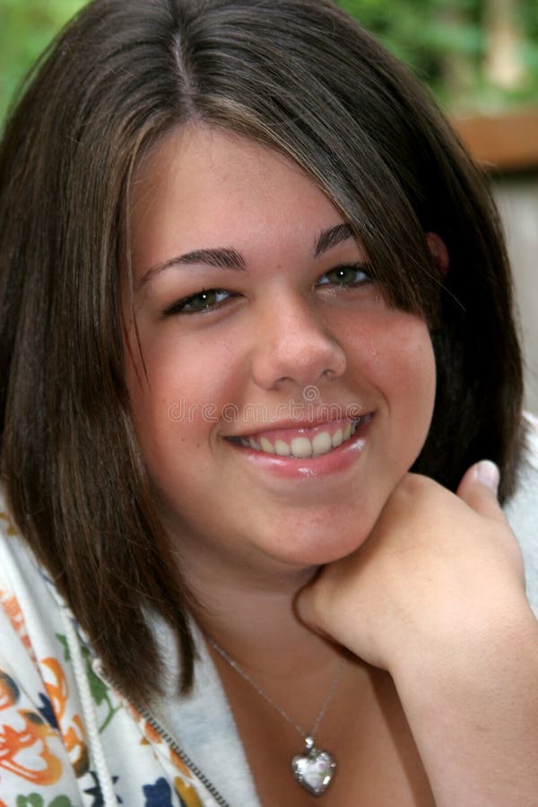 Smiling teenager stock photo. Image of portrait, face - 3546840