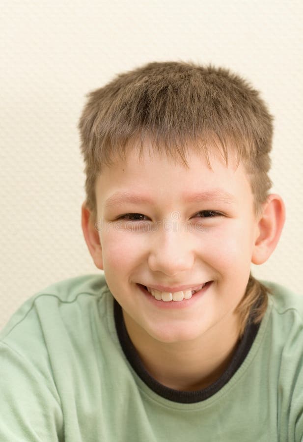 Smiling teenager stock image. Image of childhood, expressions - 4263685