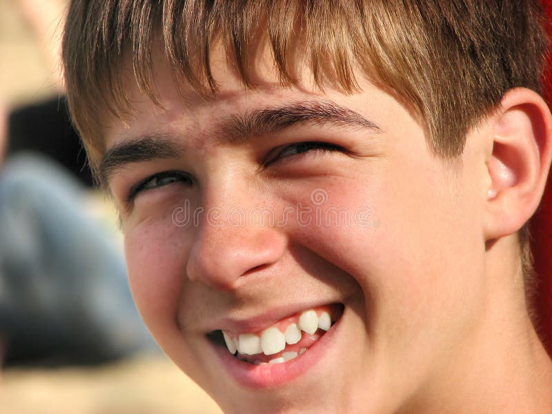 Smiling teenager stock image. Image of teen, expressing - 8771119