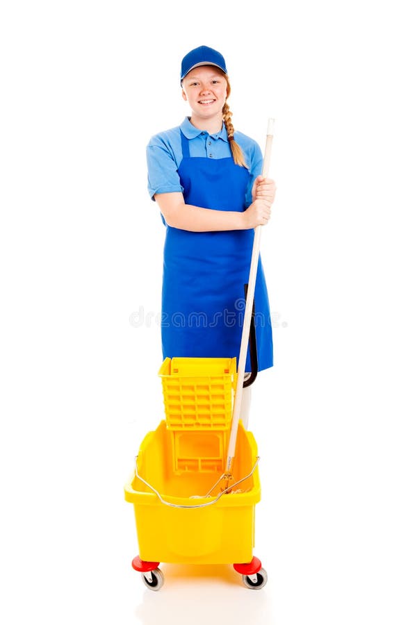 Smiling Teenager - First Job Stock Image - Image of girls, manual: 25396907