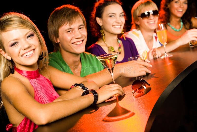 Smiling teens stock photo. Image of female, party, festive - 6288546