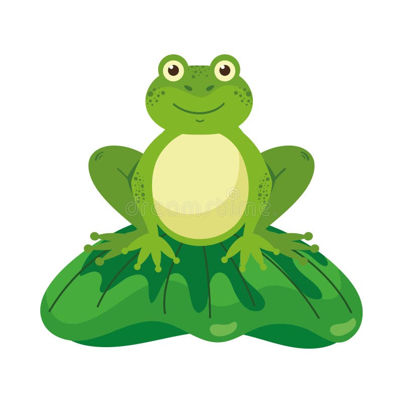 Smiling toad sitting stock vector. Illustration of humor - 284069401