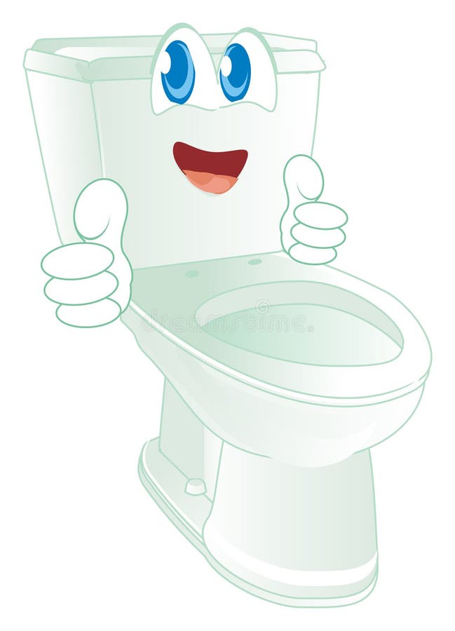 Happy Toilet Clip Art Cartoon Happy Toilet Stock Illustrations