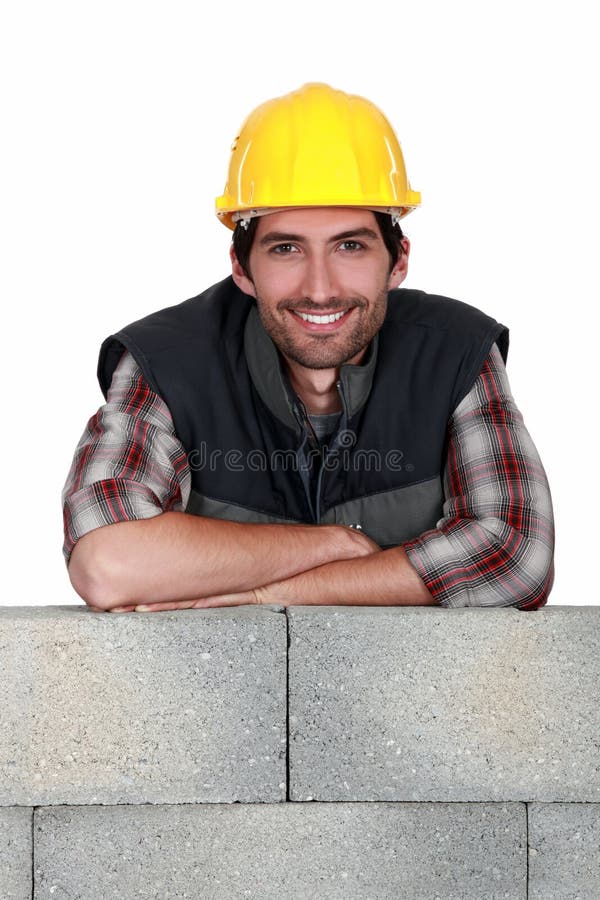 Smiling tradesman stock photo. Image of happy, fulfillment - 30595416