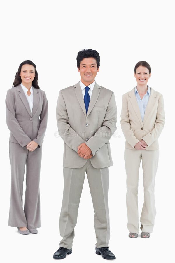 Smiling Business People Having a Job Interview Stock Image - Image of ...