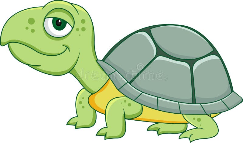 Smiling turtle stock illustration. Illustration of clip - 24128235