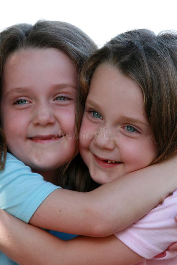 Two girls - twins stock image. Image of freedom, combination - 1277579