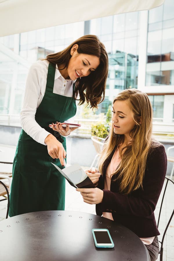 370 Server Cafe Taking Order Stock Photos - Free & Royalty-Free Stock ...
