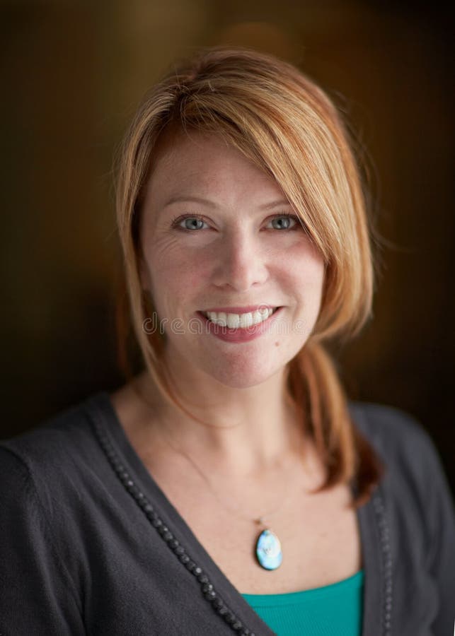 Blonde Woman Smiling Headshot Stock Photo - Image of blonde, teeth: 893456