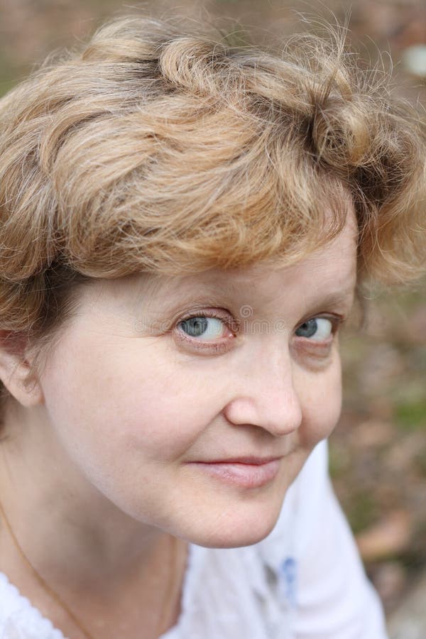 Dramatic Woman Looks at Sky Stock Image - Image of concerned, worried ...