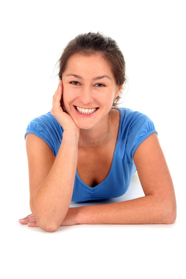 Smiling Woman stock photo. Image of joyful, laughing, camera - 3847820