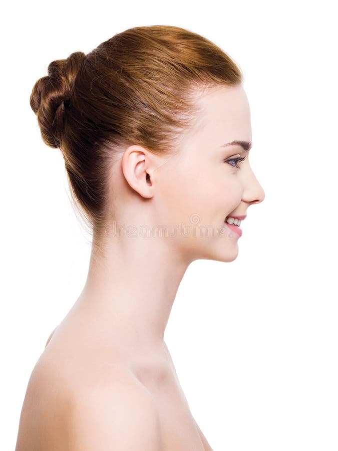 Side View of a Handsome Man Facial Portrait Stock Photo - Image of ...