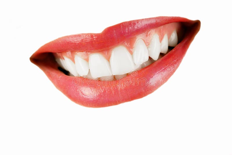 Smiling woman mouth stock photo. Image of dental, fresh - 7722910