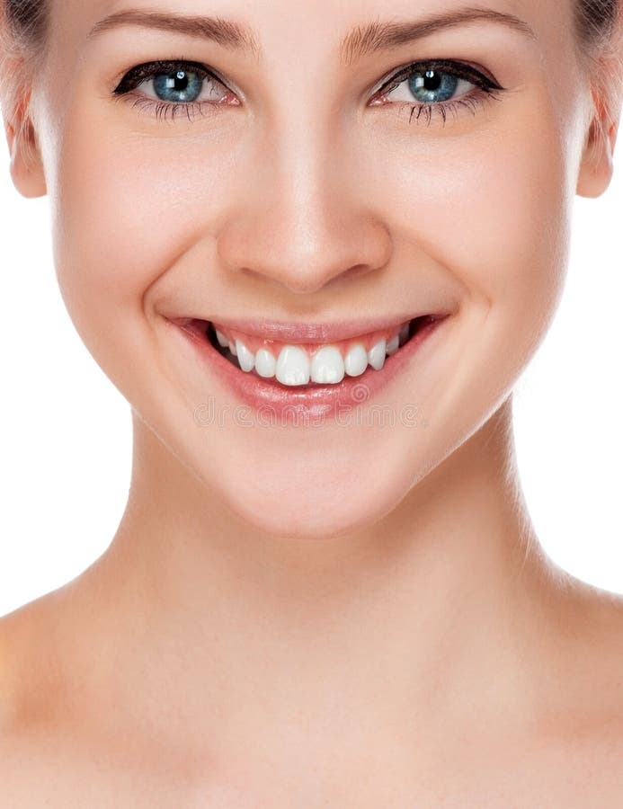 Smiling Woman Mouth with Great Teeth. Stock Photo - Image of mouth ...