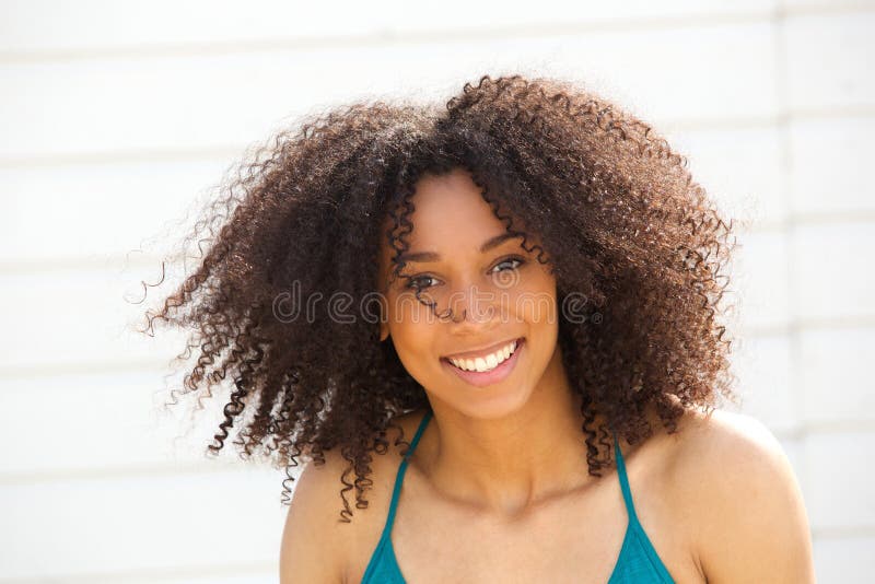 Smiling Woman Posing Outdoors Stock Image - Image of model, cute: 39629971