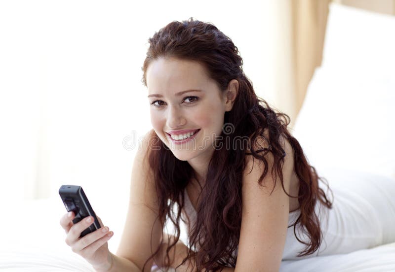 Texting stock image. Image of girl, phone, beautiful, pretty - 410155