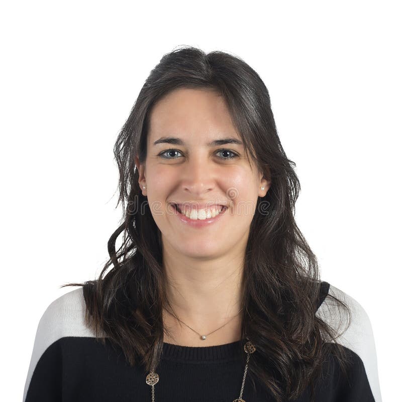 Smiling woman stock photo. Image of person, portrait - 52766672