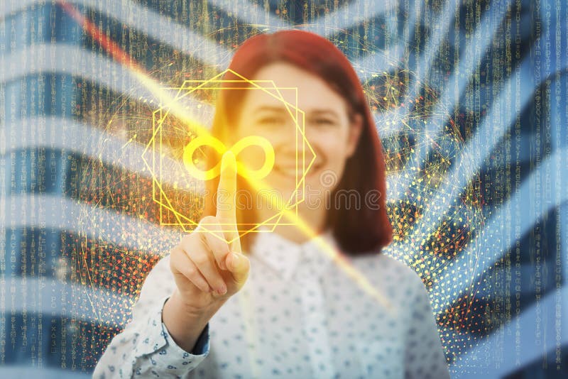 The power of infinite stock photo. Image of business - 117951790