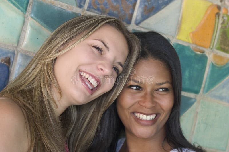 Smiling Women Friends stock image. Image of friend, girl - 219537