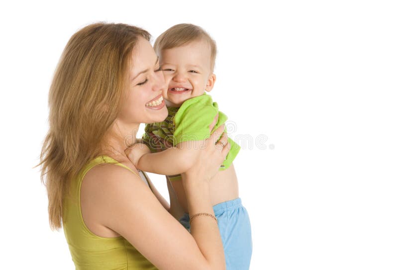 Smiling Women with Her Child Stock Photo - Image of people, little: 7356866
